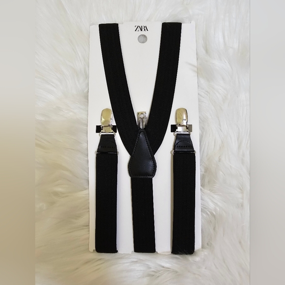Zara | Accessories | New Zara Suspenders Black | Poshmark